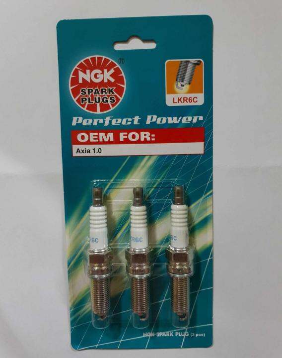 GENUINE PERODUA AXIA1.0 /BEZZA NGK SPARK PLUG [LKR6C] | Lazada