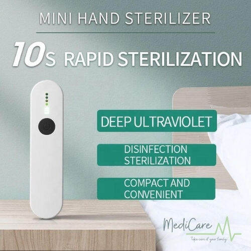 Medicare Mini Handheld UVC Led Sterilizer Black | Lazada