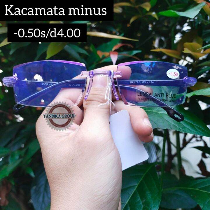 Kacamata MINUS Rabun Jauh Antiradiasi terbaru -0.50 sd -400 Pria Wanita ...