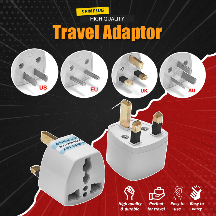 MALAYSIA STOCK ADAPTER UNIVERSAL HIGH QUALITY TOURISM CONVERSION PLUG ...