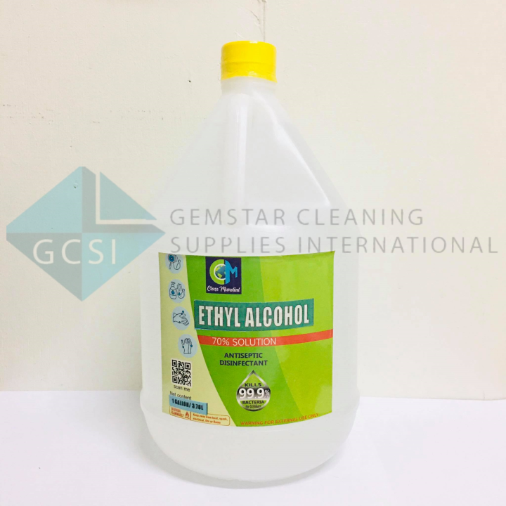 Ethyl Alcohol 70% Solution (per gallon) | Lazada PH