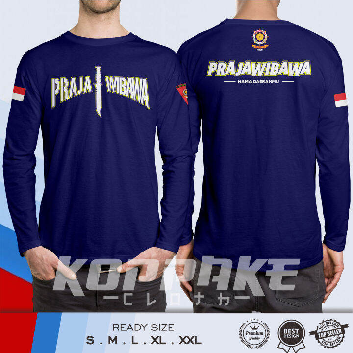 Kaos Praja Wibawa SATPOL PP Custom Desain Gratis Nama Daerah Lengan ...