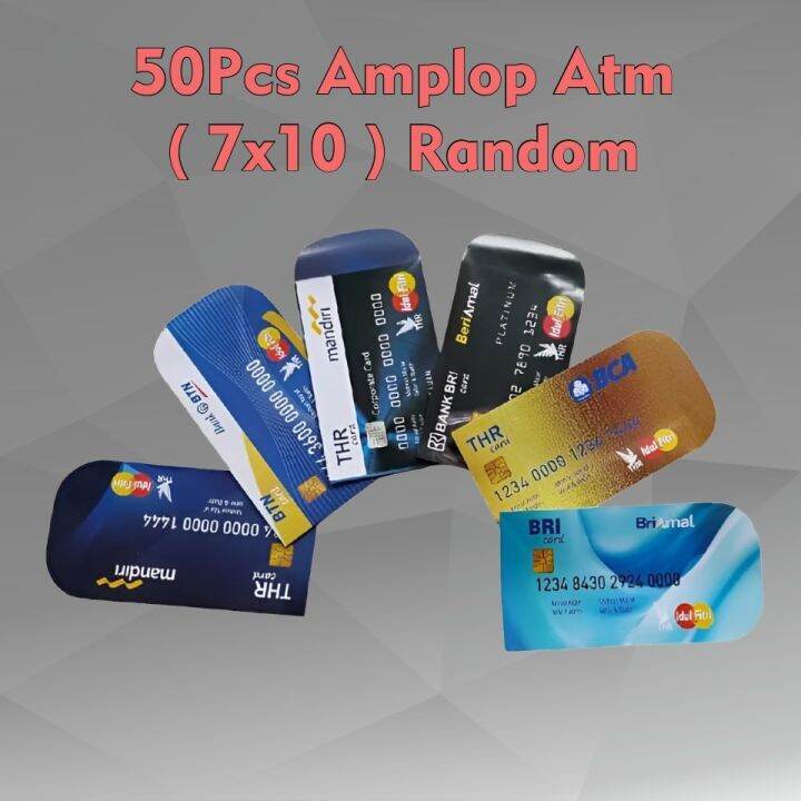 Amplop Lebaran 2023 Motip ATM Isi 50 pcs | Lazada Indonesia