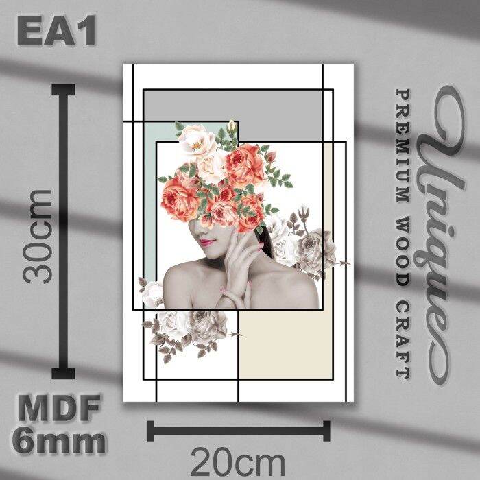 Etnik Pajangan Poster Kayu MDf Hiasan Dinding Rumah EA | Lazada Indonesia