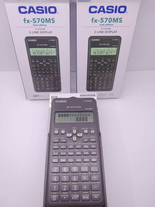 Casio FX-570 MS 2nd editioin 2nd edition S-V.P.A.M 2-Line Display | Lazada