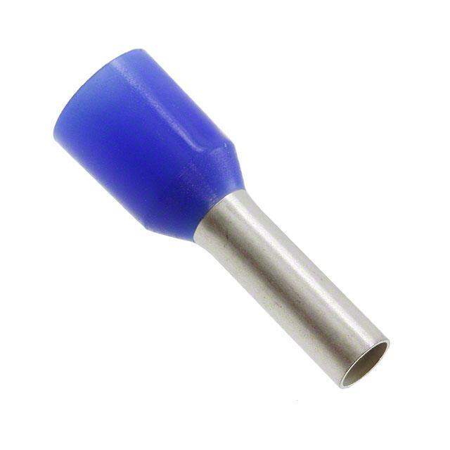 Bootlace Ferrule Insulated Cord End Sleeve 2.5mm2, Blue 100pcs per pack ...