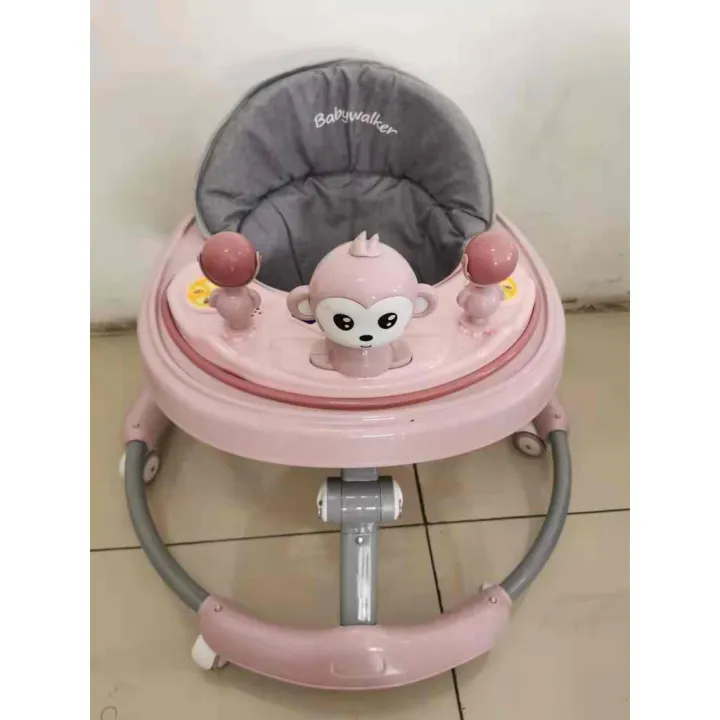 HSZ#COD #506 BABY WALKER Adjustable and Safety Learning Walker (MONKEY ...