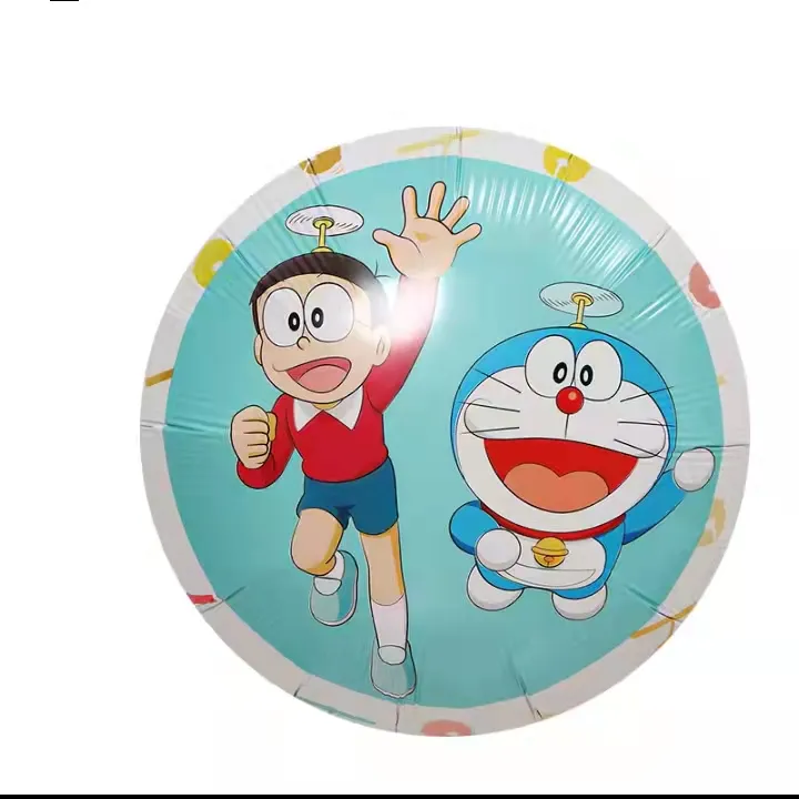 18 inches Round INS Fly Doraemon Nobita Nobi cartoon happy birthday ...