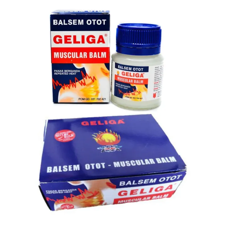 GELIGA BALSEM OTOT MUSCULAR BOX 12'S | Lazada