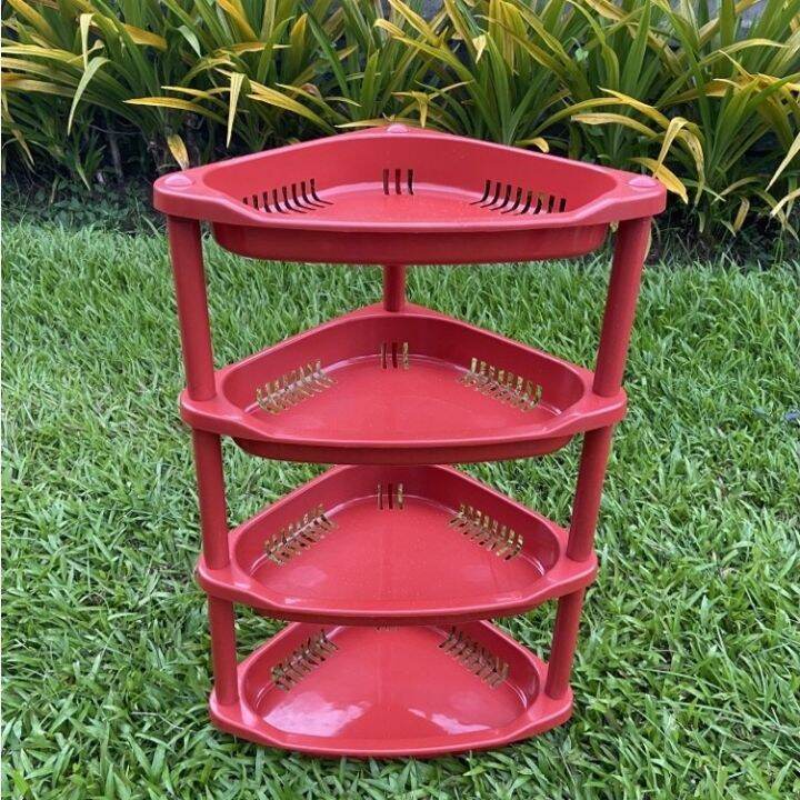 4 Layer Rectangular Rack Detachable Kitchen Stackable Organizer Saver ...