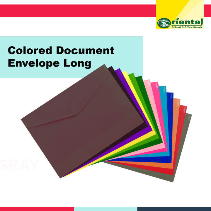 Long Colored Document Envelope - Ordinary Colored Envelope for ...