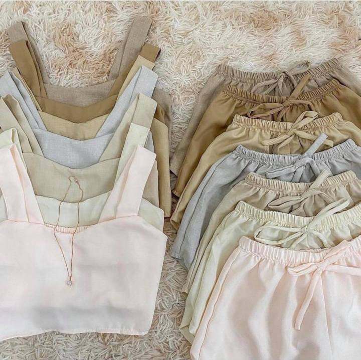 COD LEXI CUTE DESIGN KOREAN TERNO SHORTS SET | Lazada PH