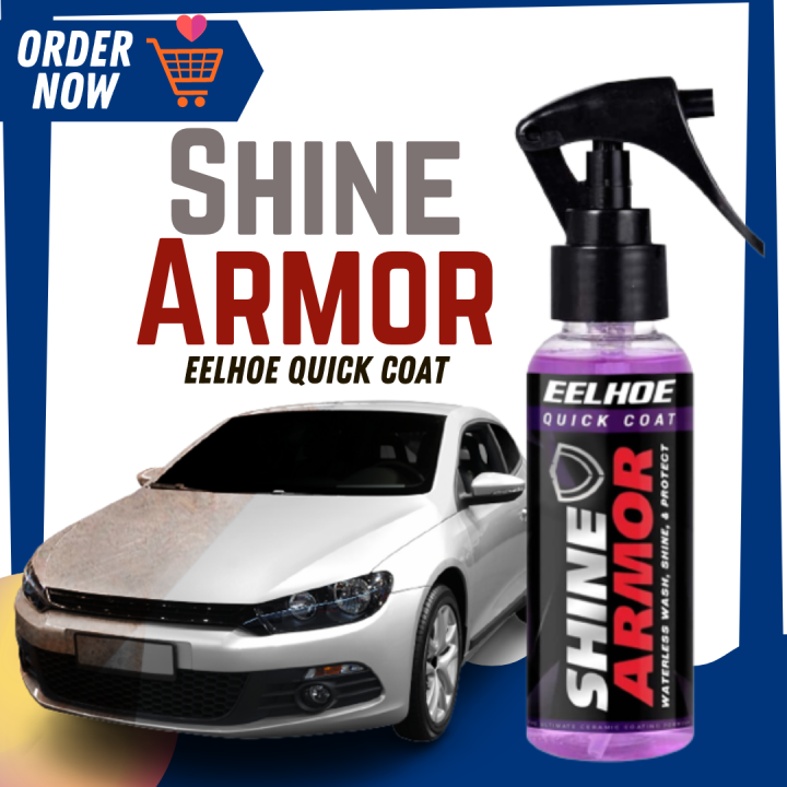 Shine Armor Eelhoe Quick Coat - Ceramic Coating - Car Wax Polish Spray - Waterless Car Wash ...
