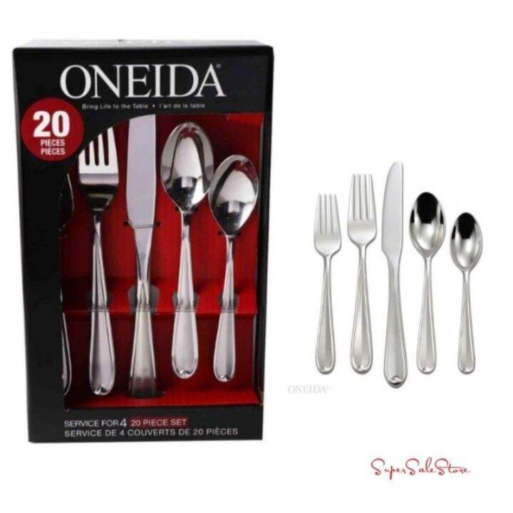 Oneida 20 Piece Flatware Set, Service for 4 | Lazada PH