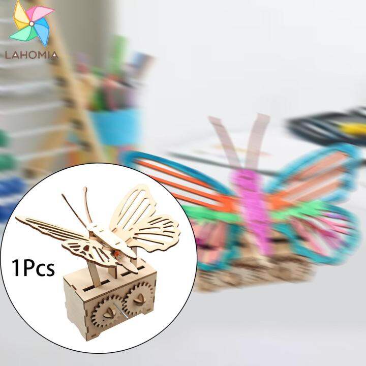 lahomia DIY Wooden Science Experiment Model Kit, Wooden Building Toy ...