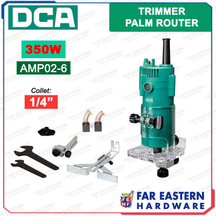 DCA Trimmer Palm Router 1/4" 350W AMP02-6 | Lazada PH