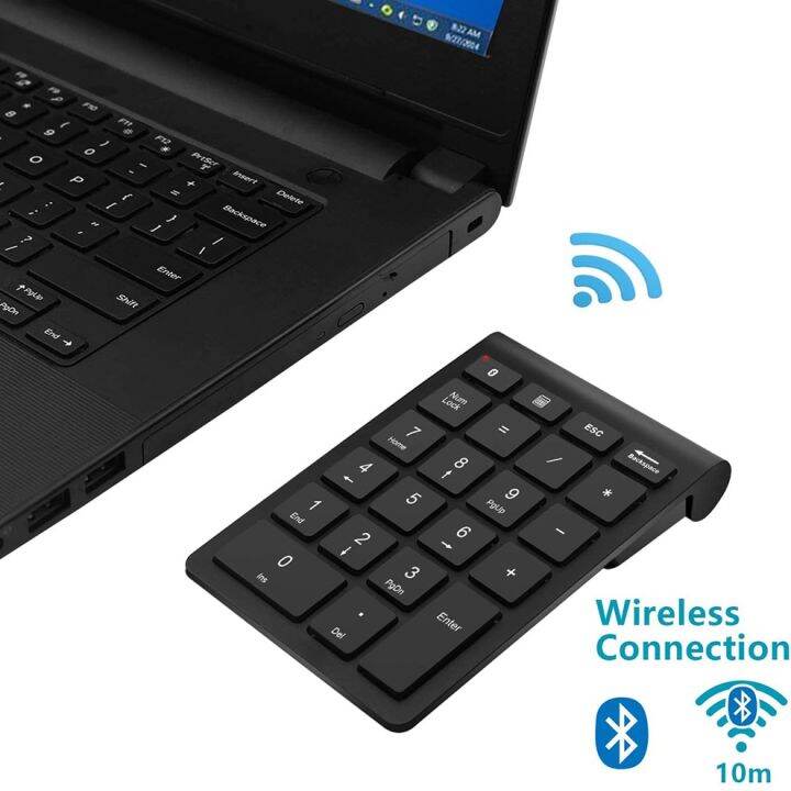 SeenDa Bluetooth Numeric Keypad Wireless 22 Keys Keyboard External ...