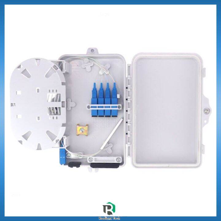 Fiber Optic Distribution Box 4 Core Fiber Optic Terminal Box FTTH Nap ...