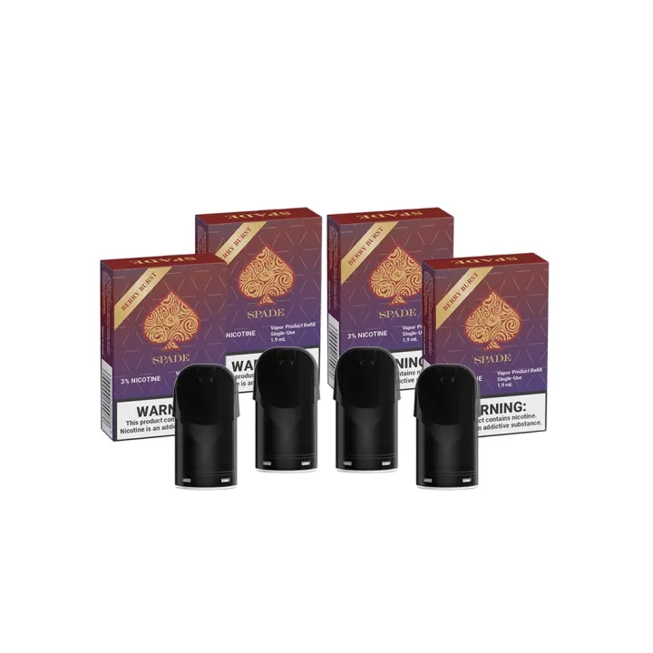 Spade Vapes 4 Pod Pack Berry Burst 3 | Lazada PH
