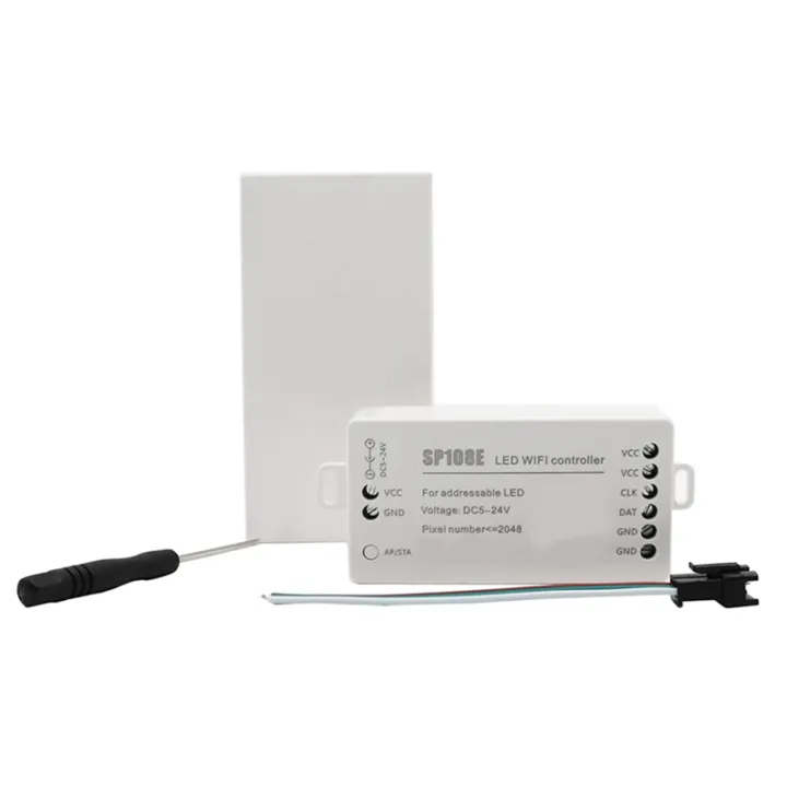 WS2811 WS2812B SP108E LED Strip WIFI Controller WS2813 WS2815 SK6812 ...