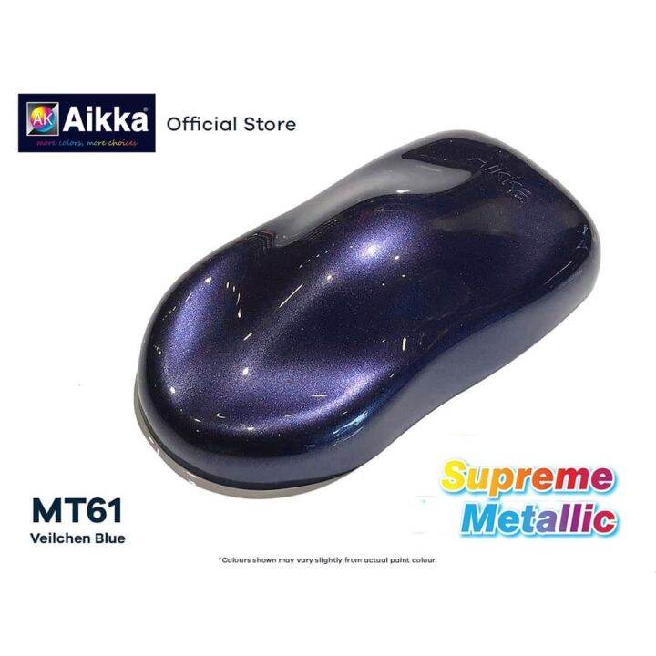 Aikka Supreme Metallic MT61 VEILCHEN BLUE Cat Kereta Motor Cat Bancuh ...