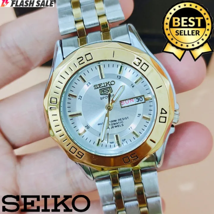 Seiko 5 Expensive Waterproof Automatic Hand Movement Day & Date 21 ...