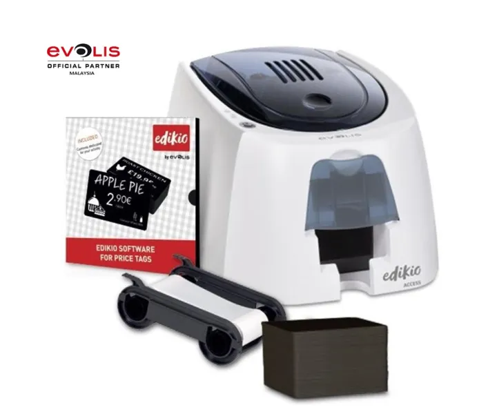 PRICE TAG CARD PRINTER EA2U0000BSBS001 EDIKIO ACCESS 1 COLOR PRICE TAG SOLUTION KIT INCLUDE 1 ...
