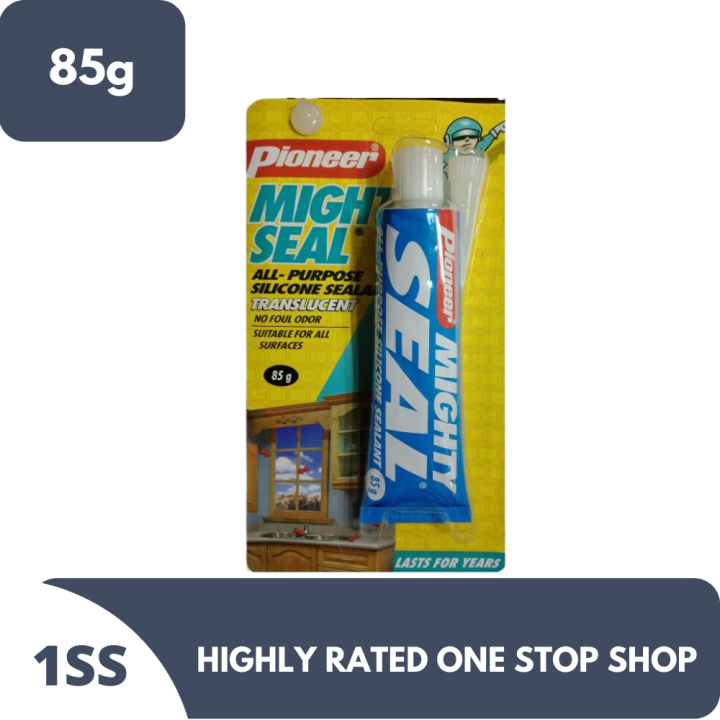 Pioneer Mighty Seal All Purpose Silicone Sealant Translucent 85g ...