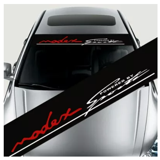 Windshield Decal Sticker Reflective Decoration Decals Car Stickers ...