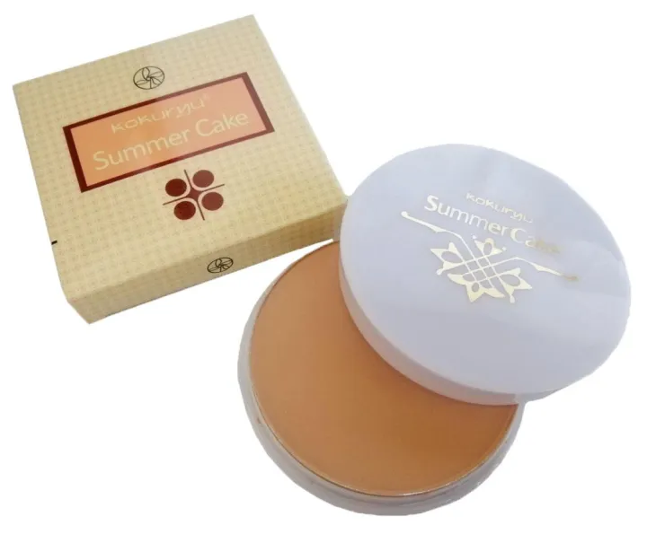Pressed Powder Kokuryu Summer Cake Foundation Face Powder + Free 1 Pc ...