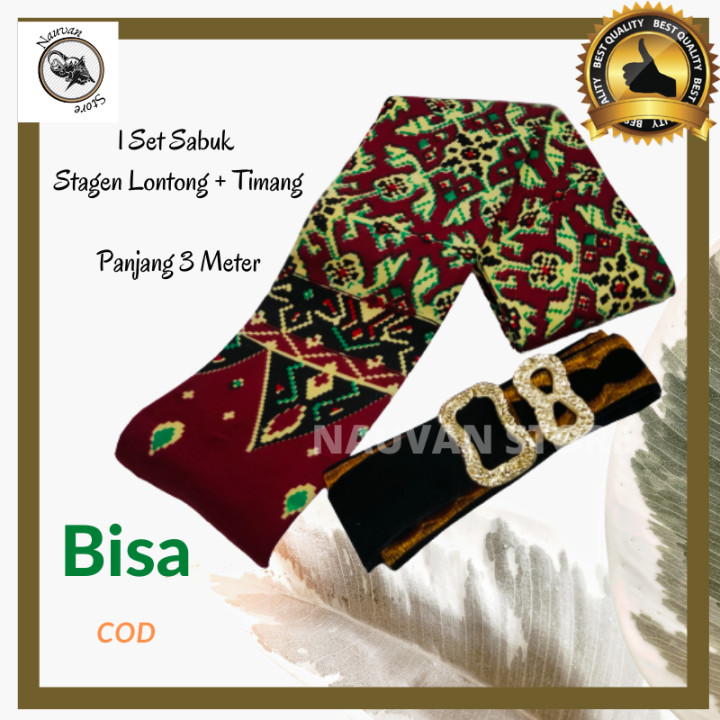 Stagen Pria Sabuk Pakaian Adat Jawa Panjang 3 Meter | Lazada Indonesia