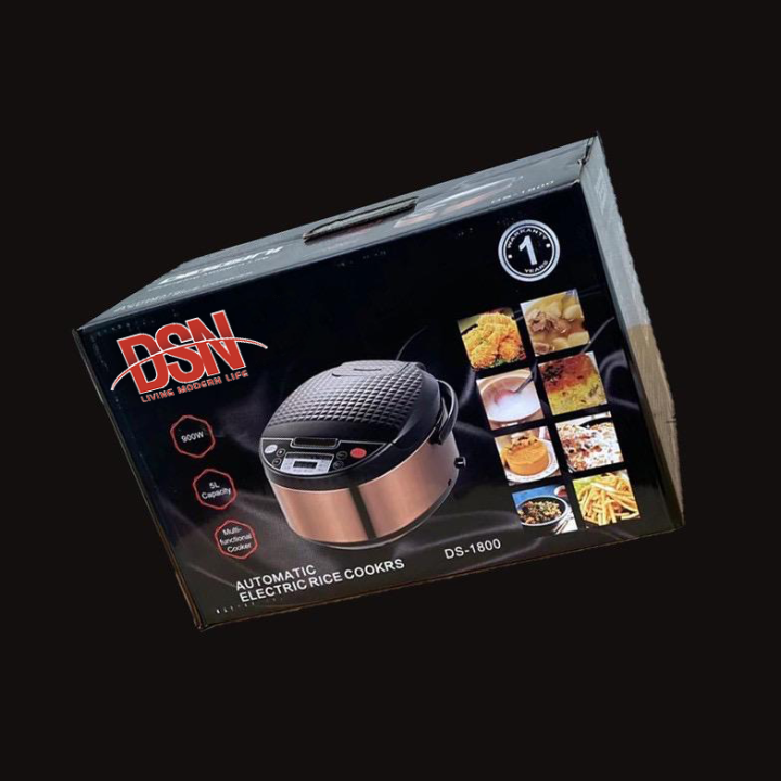 【ORIGINAL】DESSINI DSN Multi-Function Electric Smart Rice Cooker 5L Non ...
