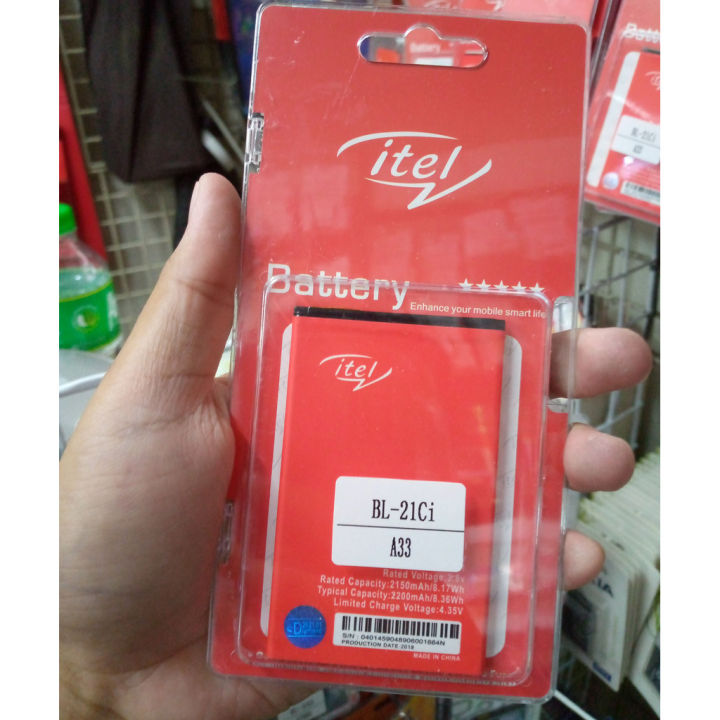 ORIGINAL ITEL BATTERY BL-21CI A33 | Lazada PH