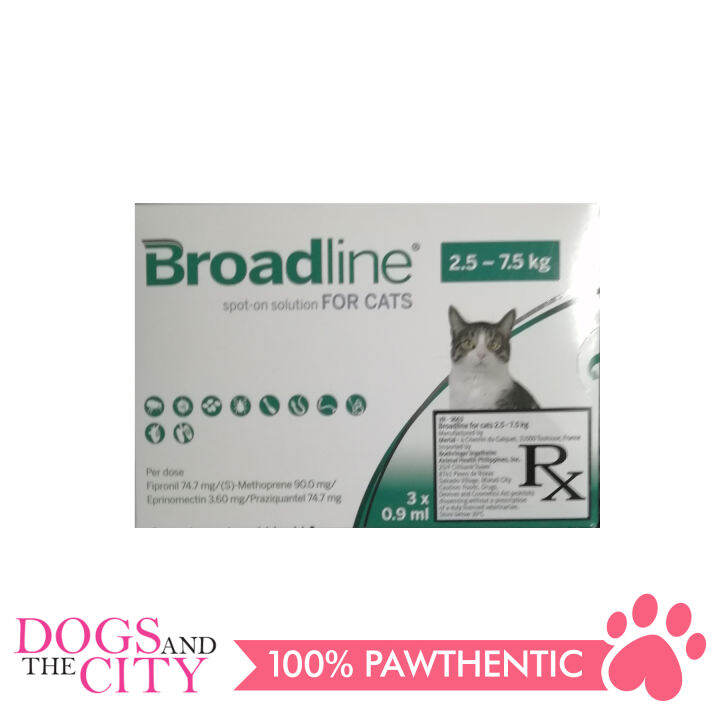 Broadline Spot-On Solution for Cats 2.5-7.5kg, 3's | Lazada PH