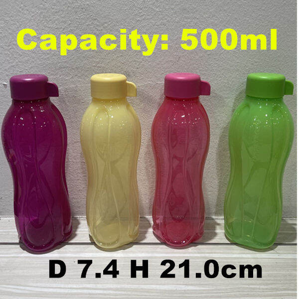 Original Tupperware Eco Bottle 500ml/ water bottle/ botol air/ botol ...