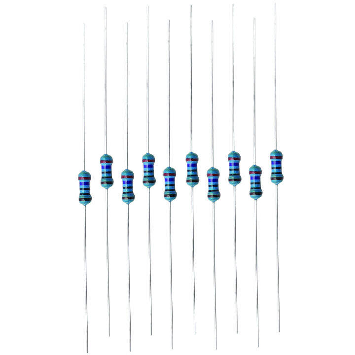 10pcs 5 band 270 ohms resistor 0.25w 1/4W Metal Film Resistor Kit 1% Resistor for pcb breadboard ...