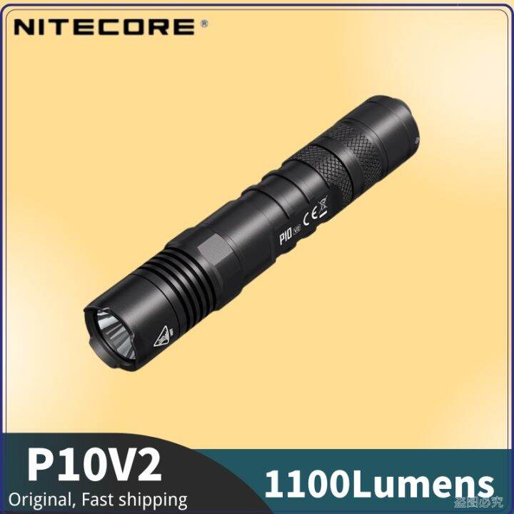 NITECORE P10 V2 Tactical Flashlight v2 CREE LED 1100 LMS USB ...