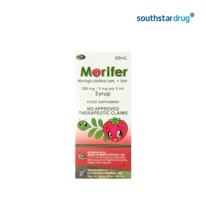 Morifer 300 mg / 5 mg / 5 ml 60 ml Syrup | Lazada PH