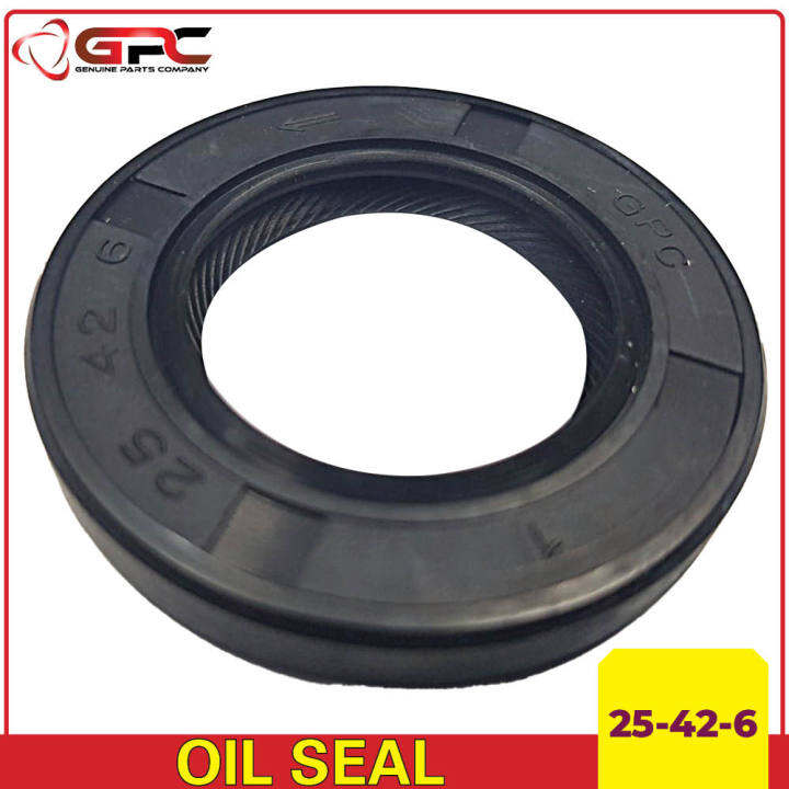 25-42-6 GPC Oil Seal [LEFT CRANKSHAFT - HAYATE / HAYATE FI / SKYDRIVE] | Lazada PH