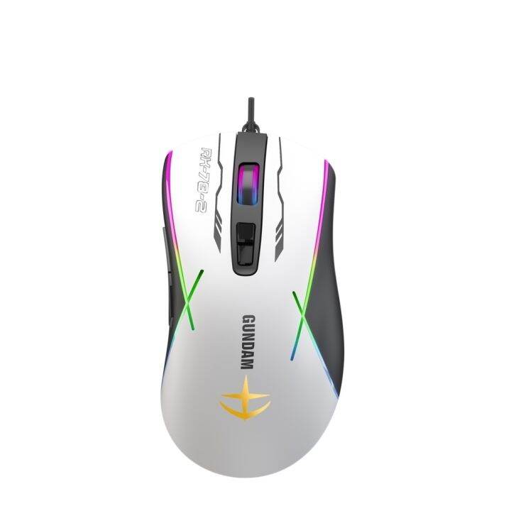 Zeus x Gundam ( GD-001BLACK ) RGB LED Wired Gaming Mouse RGB Backlit ...