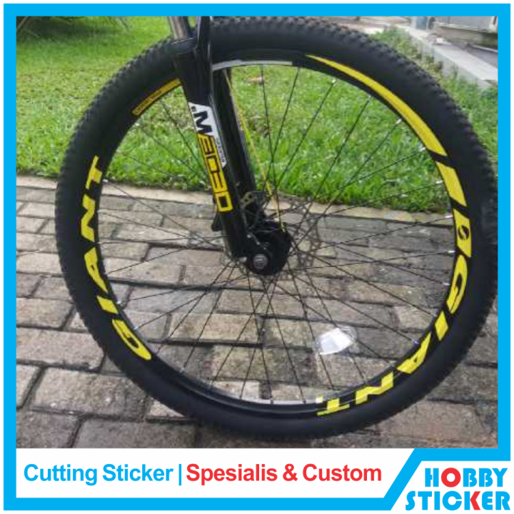 Stiker Rim Giant Sticker Rims 26 27.5 29 700c Decal Custom | Lazada ...