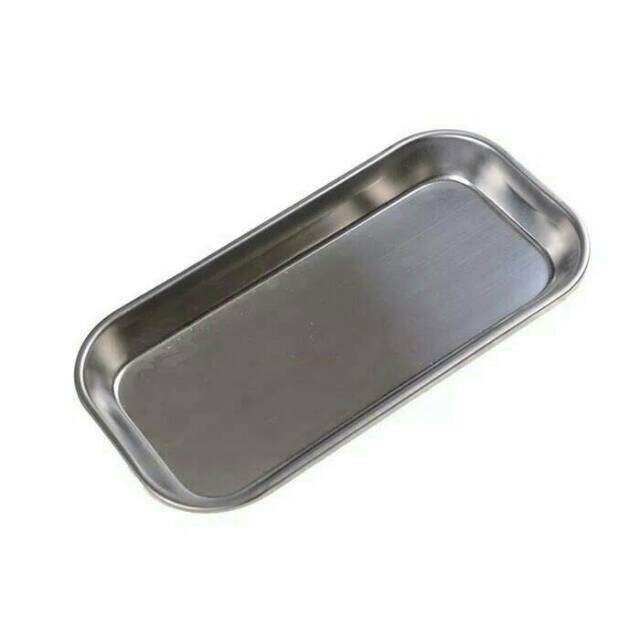 Dental tray stainless steel surgical nampan baki instrument alat gigi ...