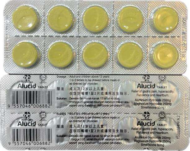[SATU PAPAN] ALUCID TABLETS 10S EXP01/2026 | Lazada