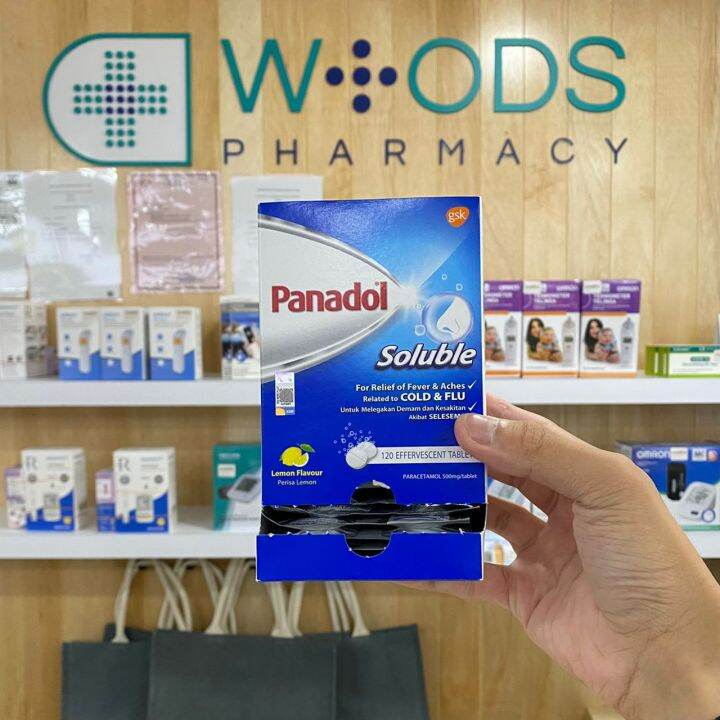 PANADOL SOLULE LEMON FLAVOUR GSK 1 PACKET/4 TABLETS | Lazada