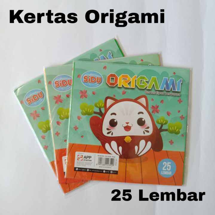 Kertas Origami Sidu 25 Lembar/Kertas Lipat Warna | Lazada Indonesia