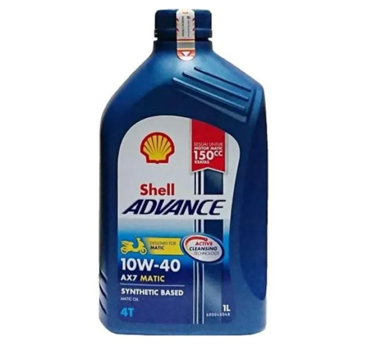 Shell Advance AX 7 10W 40 4T 1 Liter ORIGINAL | Lazada Indonesia