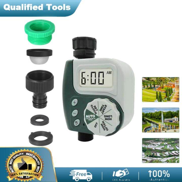 Hose Timer Garden Hose Water Timer Battery Powered For Outdoor Patio ...