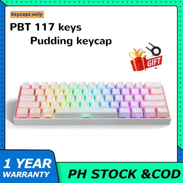 Keycap PBT XDA Profile 125 135 140 Keys Sublimation Minimalist Honey Keycaps for Mechanical ...