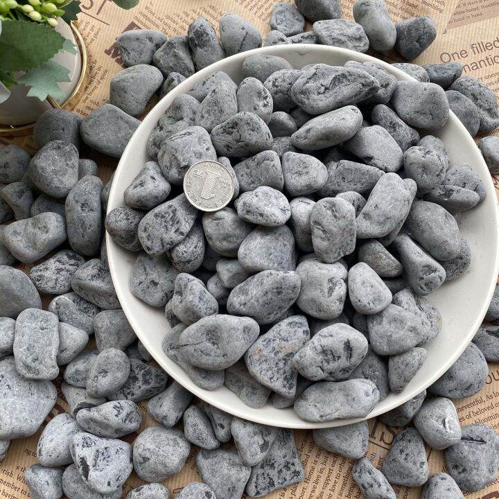 Dry landscape stones white gray gravel Japanese courtyard black ...