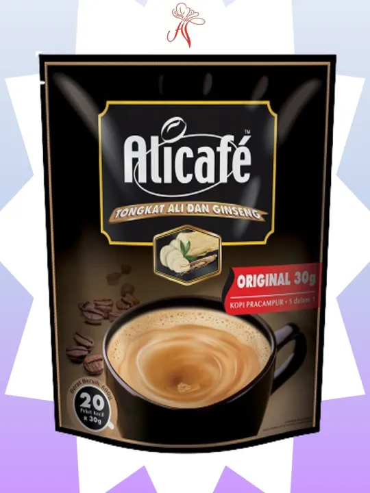 Power Root Alicafe Tongkat Ali dan Ginseng 5in1 20x30g Original Huat ...